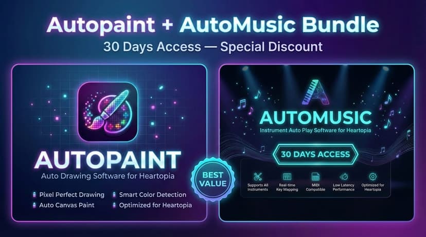 Heartopia — Auto Paint, Auto Music & Tools